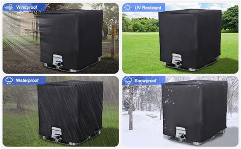 IBC Tank Abdeckung Anti UV Schutzhülle für Wassertank 1000L