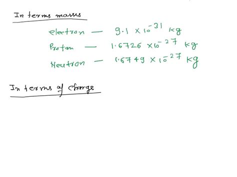 SOLVED Describe The Fundamental Electrons In Terms Of Differences Between Protons Neutrons