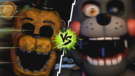 Golden Freddy Vs Lefty La Liga De Fnaf Five Nights At Freddys
