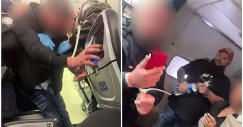 Terror As Drunk United Airlines Passenger Wrestled To Ground As Fbi