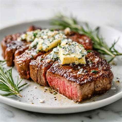 Pan Seared Steak With Garlic Rosemary Butter Foodie Ripple