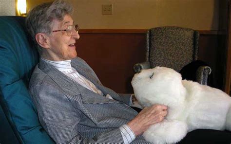 Paro Seal Robot Used To Help Elderly Dementia Patients The Mary Sue