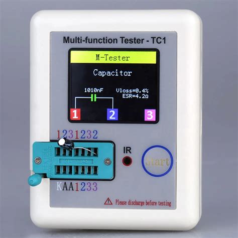 Lcr Tc1 1 8 Tft Lcd Display Multimeter Transistor Tester Diode Triode