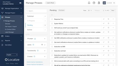 translate pages with localize statuspage atlassian support
