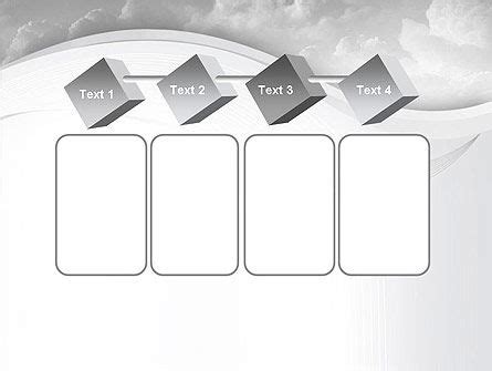 Monochrome Clouds PowerPoint Template Backgrounds 11628 PoweredTemplate Com