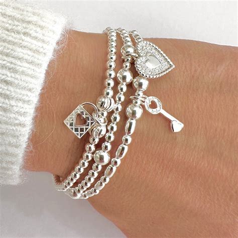 Get The Look Love Lock Stack Bella Jane Jewellery