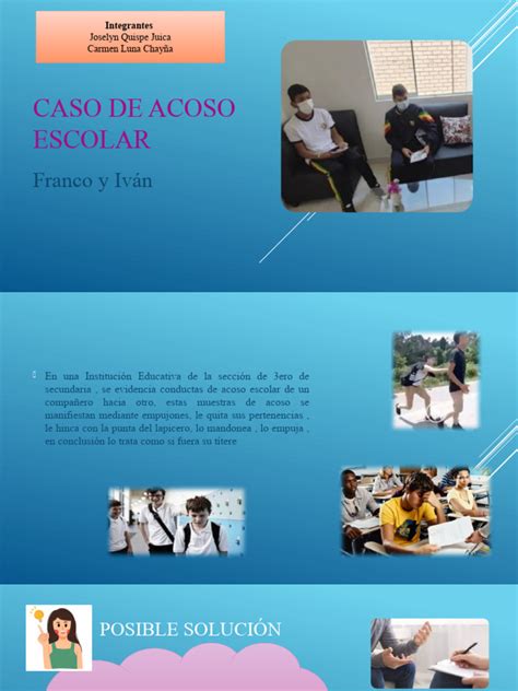 Caso De Acoso Escolar Pdf