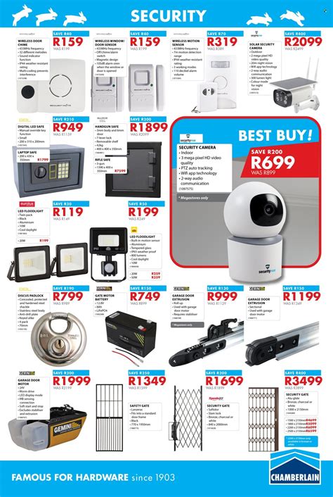 Chamberlain Specials • From Thursday 10 Apr 2025