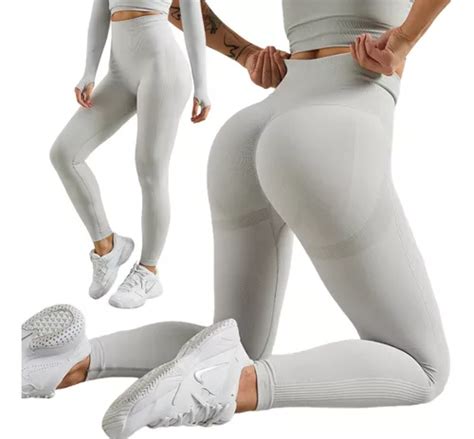 Leggings Deportivos Mujer Licras Mallas Levanta Gluteos Gym Meses Sin