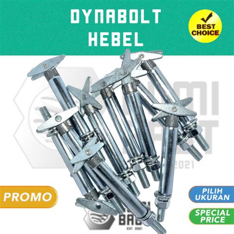 Jual Dynabolt Hebel Galvanis Putih Dinabolt Bata Ringan Beban Berat