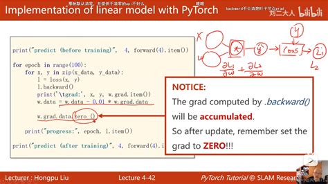 《pytorch深度学习实践》刘二大人课程4反向传播学习笔记 Csdn博客