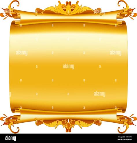 Vintage Scroll Vector Stock Vector Image And Art Alamy
