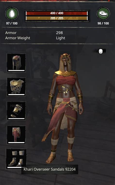 Khari Overseer And Khari Raider Armors Should Have The Same Armor