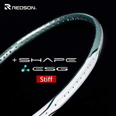 【redson】shape Esg Stiff白綠硬桿 100 免護線釘羽球拍
