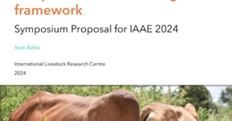 Livestock Dynamics And Economic Resilience A Comprehensive Modelling Framework