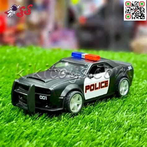 ماشین فلزی پلیس اسباب بازی کاپوت بازشو Police Car 6836 کی کی تویز قیمت