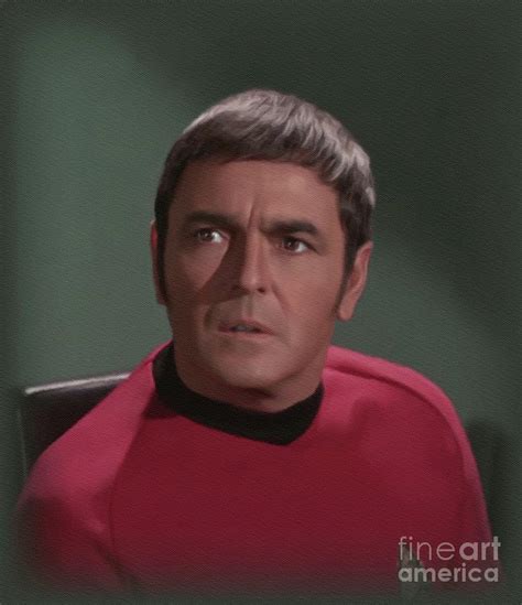 James Doohan Actor Painting By John Springfield Fine Art America