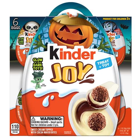 Kinder Joy Chocolate Egg Glow In The Dark Halloween Toy Shop Candy
