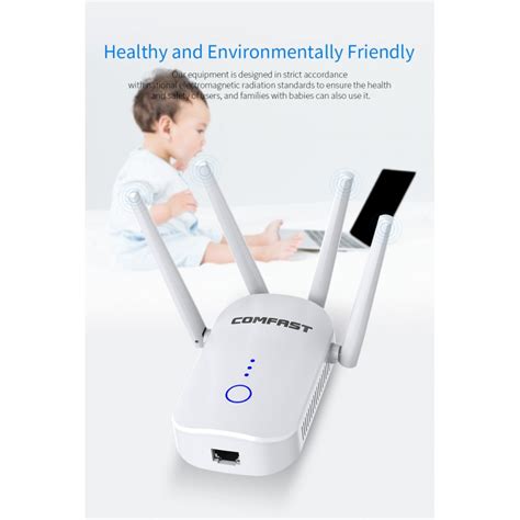 Amplificador Y Repetidor Wifi Dualband Comfast GHZ Mbps CF WR AC