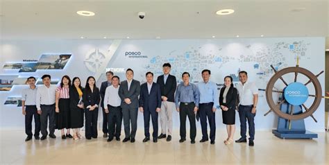 베트남 롱안성 대표단 포스코인터 본사 방문해 Dx·스마트 물류 사업 논의
