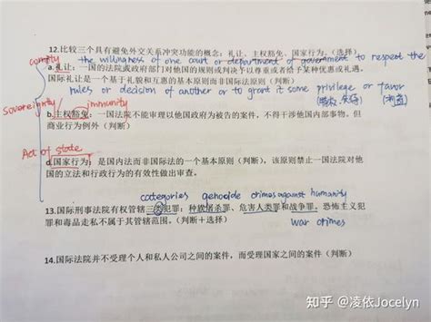 国际商法期末复习笔记 知乎