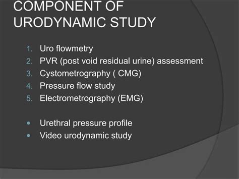 Urodynamics Pptx
