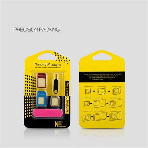 5 In 1 Sim Card Trays Adapters Metal Holder Card W Vicedeal