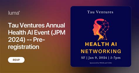 janardan prasad on linkedin tau ventures annual health ai event jpm