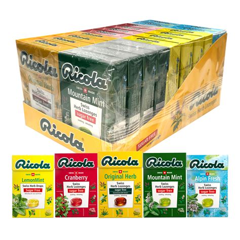 Ricola Sugar Free In 4 Flavors 20 X 40g Boxpack Lazada PH
