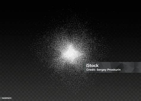 부엌 빵집 광고 비디오를위한 디자인 요소 분말 설탕 폭발 또는 튀김 떨어지는 밀가루 소금 가루가 부드럽게 떨어집니다 평면도 3d 효과 먼지에 대한 스톡 벡터 아트 및 기타