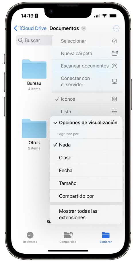 Cómo ver y cambiar la extensión de los archivos en nuestro iPhone o iPad