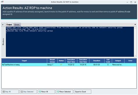 az rdp to machine