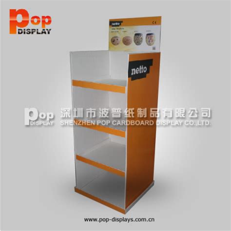 3 층 소매 Pos 골 판지 디스플레이 Bp Ol299 의 고품질 3 층 소매 Pos 골 판지