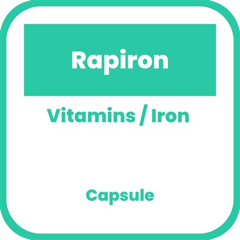 Rapiron Vitamins Iron Food Supplement Capsule 1s Price In The