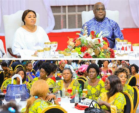 Kinshasa Cité De Lua À Loccasion De Noël Le Couple Présidentiel