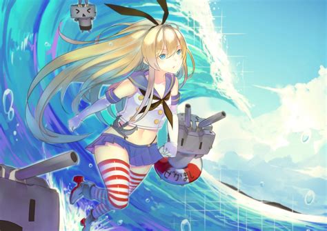 Fond Décran Illustration Anime Filles Anime Collection Kantai