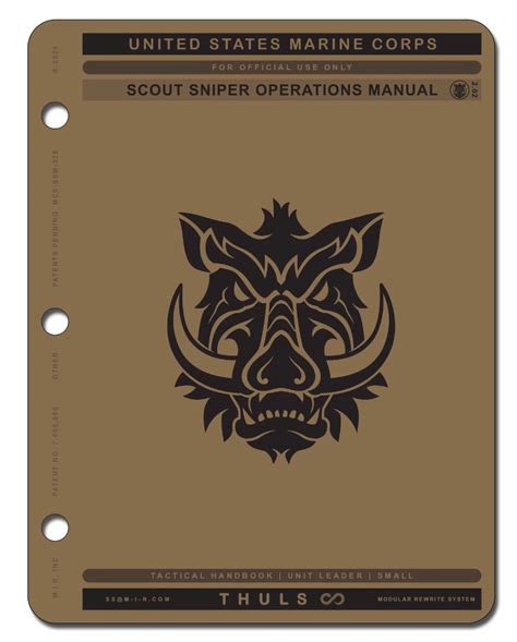 Scout Sniper Operations Manual Bds Tactical Gear