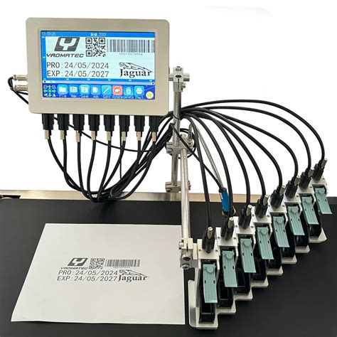 Yaomatec Tij Online Expiry Date Printer 7 Screen 127254mm Multi Head