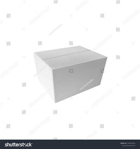 Vector Closed White Box Illustration Cube Stock Vector Royalty Free Shutterstock
