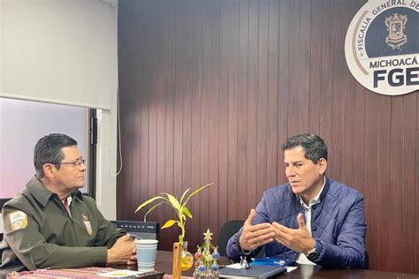 INM Michoacán se reunió con el Fiscal Especializado en Materia de
