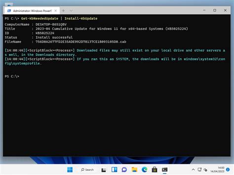 how to use powershell to install windows updates and ensure long term