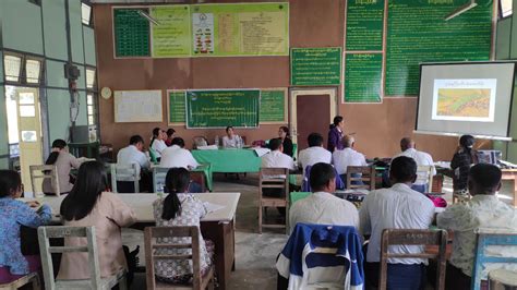 မအူပင်မြို့ အမှတ်၄ အခြေခံပညာအထက်တန်းကျောင်းတွင် လူငယ်များ ဗလငါးတန်ဖ