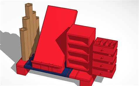 3d Design Desk Organizer Tinkercad
