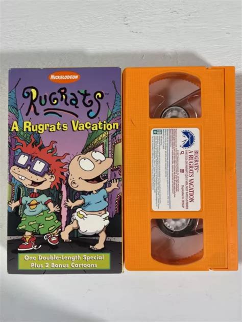 Nickelodeon Rugrats A Rugrats Vacation Vhs Vintage Cartoons Double My