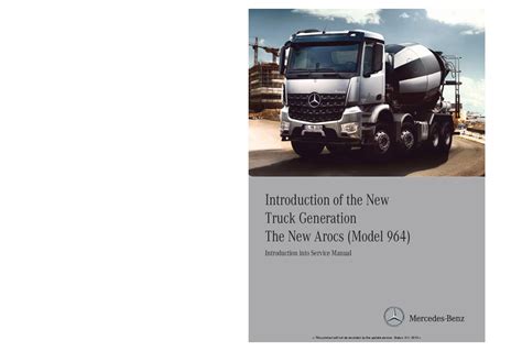 Daimler Ag AROCS MODELS