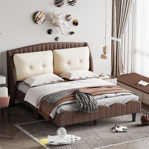 Modfu Kinderbett Polsterbett Bett Gästebett Stauraumbett Doppelbett