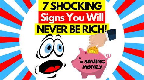7 Signs You Will Never Be Rich Avoid These 7 Mistakes Youtube