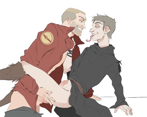 Rule 34 Anal Sex Forked Tongue Gay Magic Missiles Male Merasmus Soldier Team Fortress 2 Team
