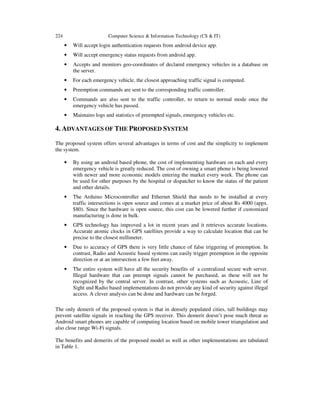 A Proposed Model For Traffic Signal Preemption Using Global Positioning