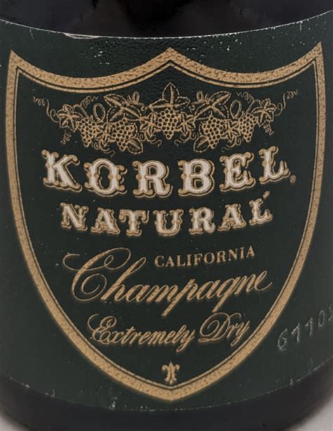 Korbel Cellars Natural California Champagne Cabinet7